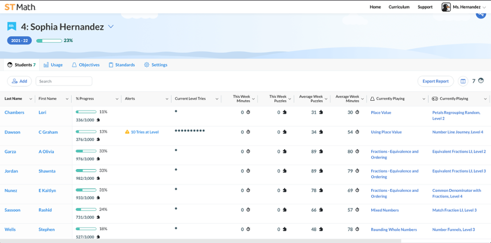 Elementary Supplemental Math Program | ST Math